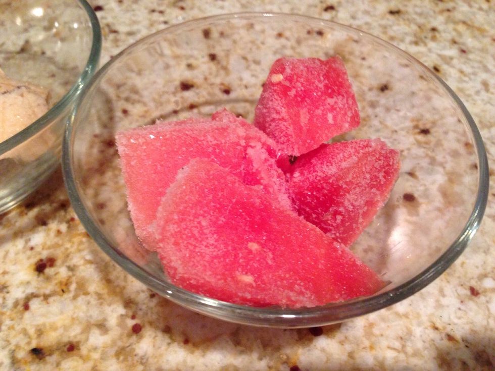 How to freeze up watermelon ice cream - B+C Guides