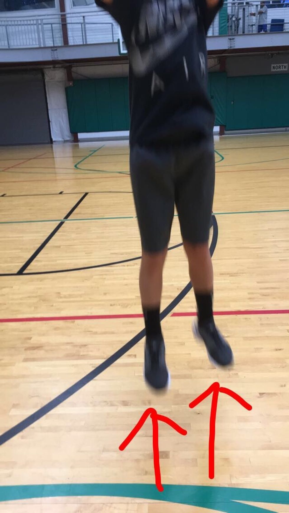 6. Put your non-dominant hand on the side of the basketball. Make sure ...