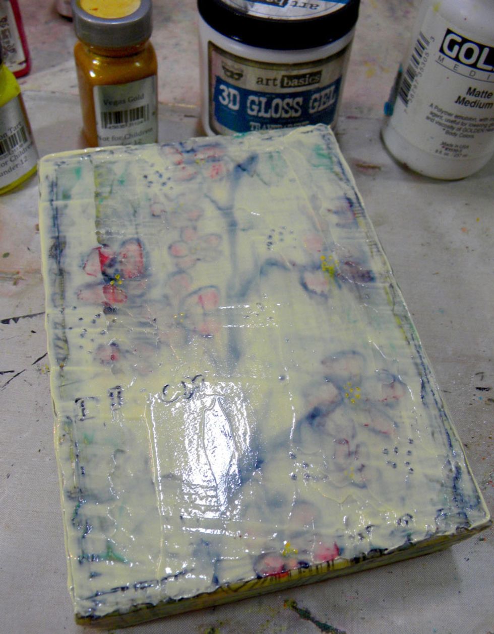 How to faux encaustic with acrylic mediums by kathy adams - B+C Guides