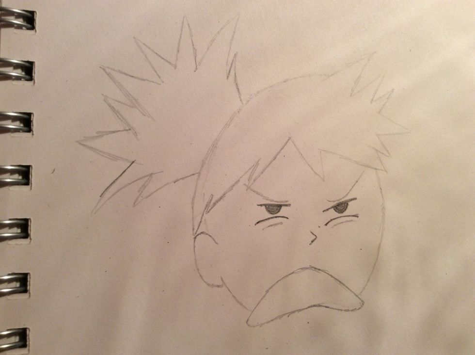 How to draw an angry cartoon face - B+C Guides