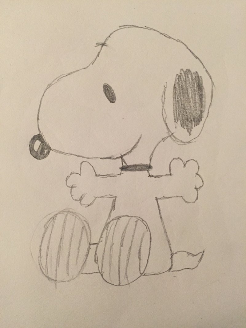 Drawings Of Snoopy