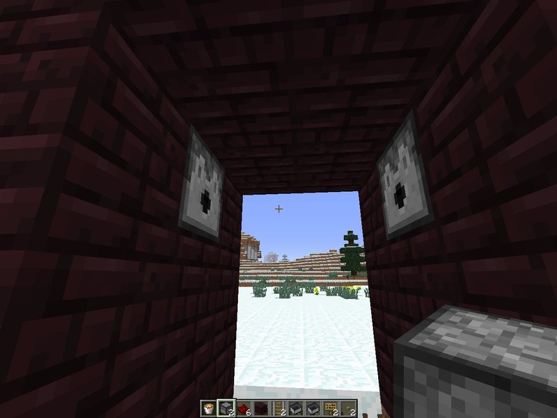 Minecraft Lava Block Side Nether Lava Flow House : 5 Steps