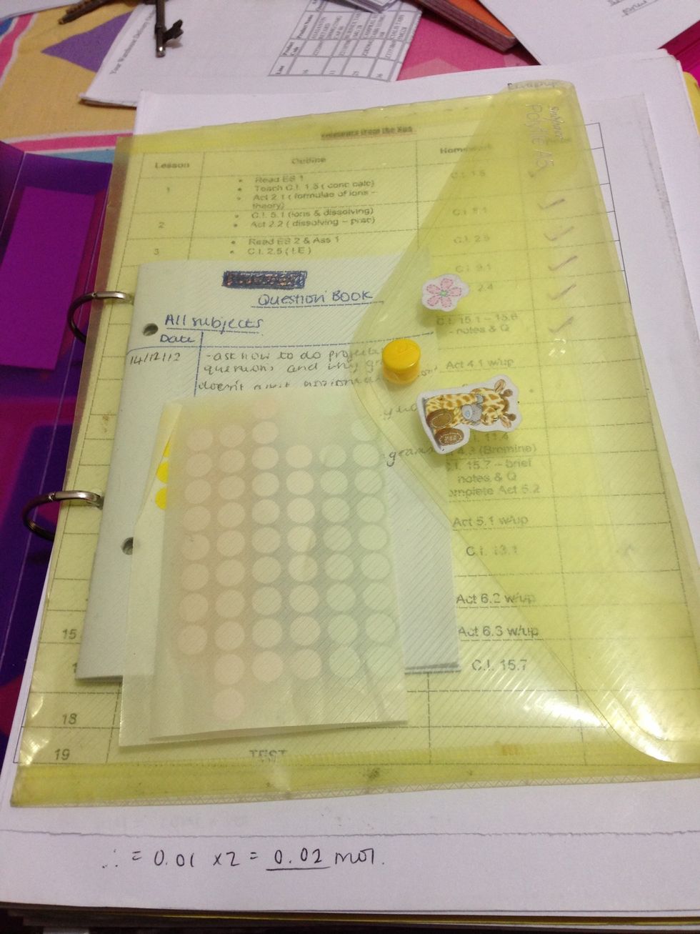 How to organise an a level folder - B+C Guides