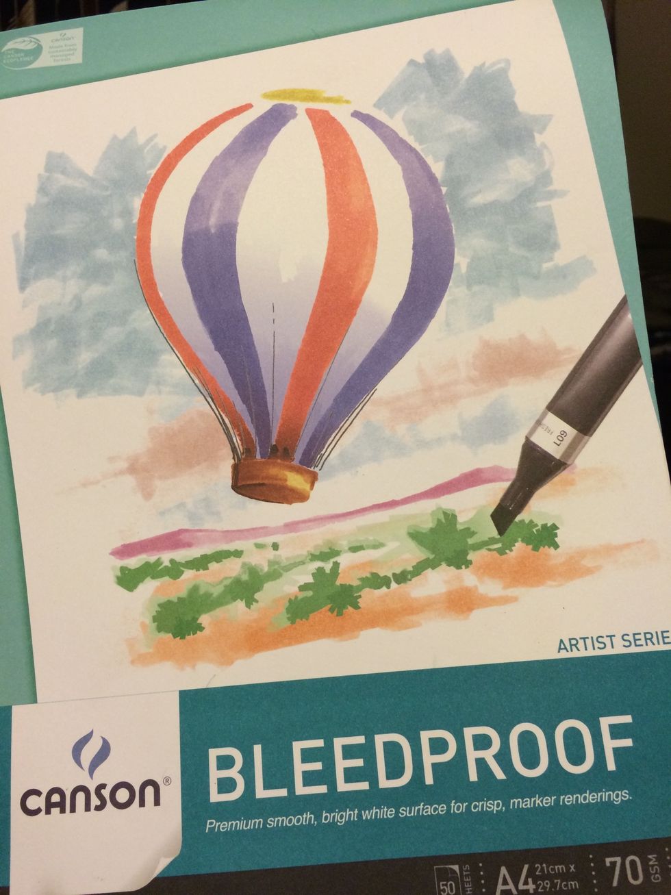 How to block in colour with mepxy markers - B+C Guides