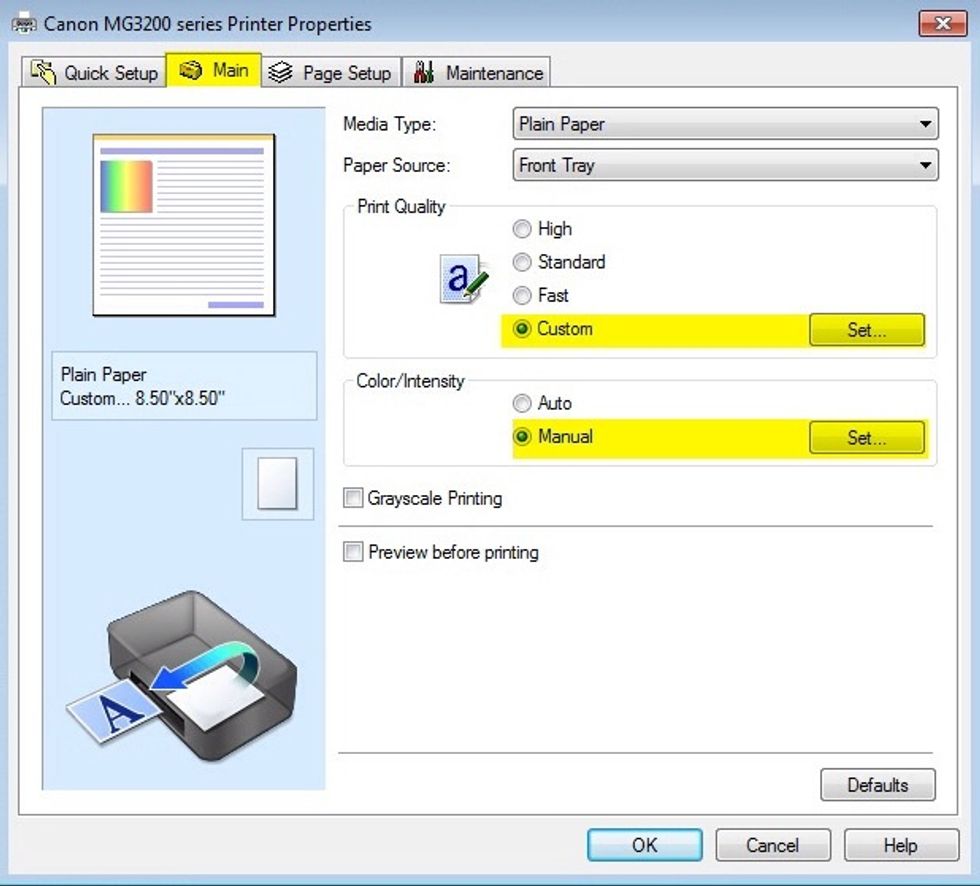 How to print negatives on 8.5" inkjet-printable inkofilm - B+C Guides
