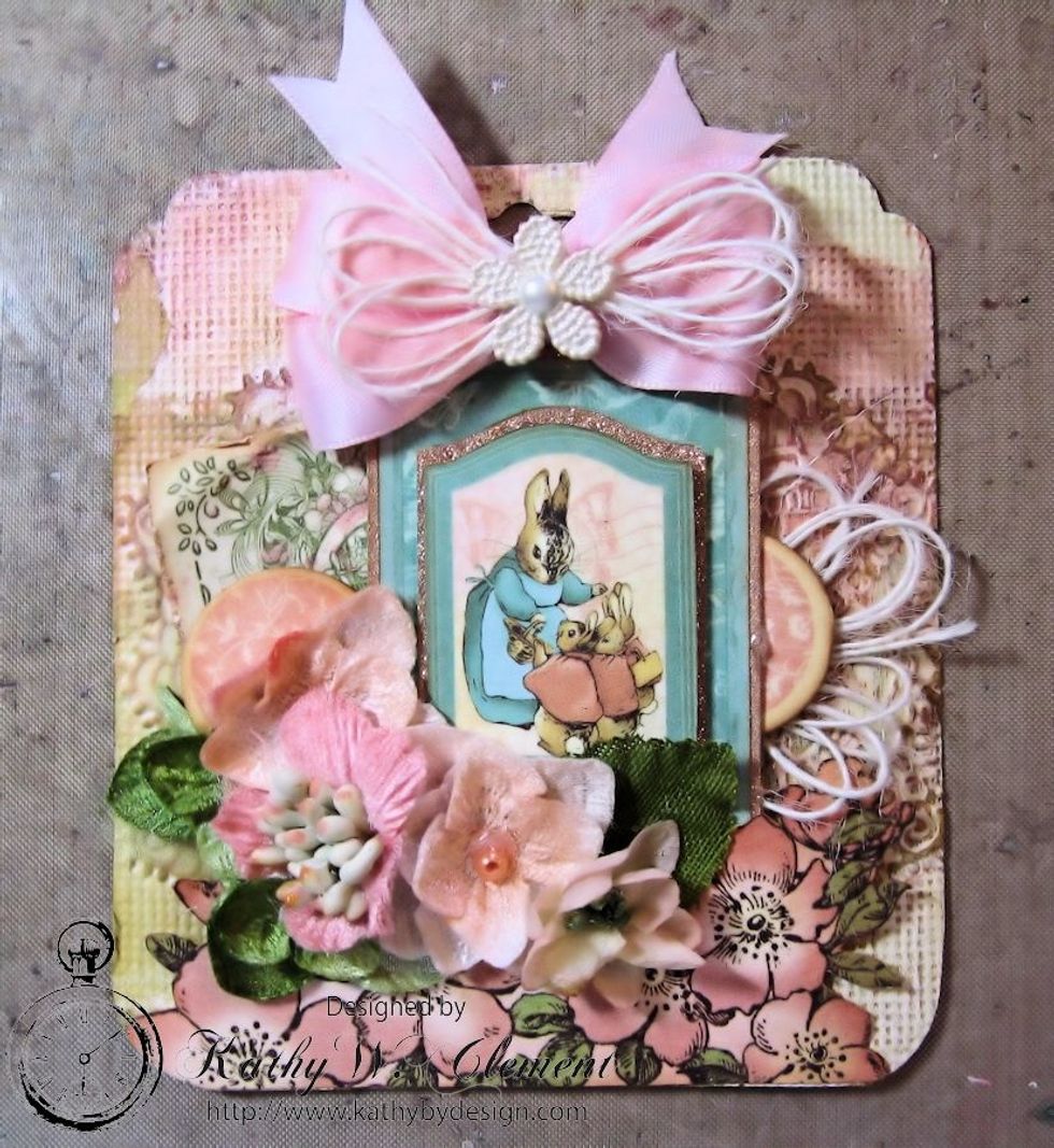 How to make once upon a springtime tags w/petaloo &g45 - B+C Guides