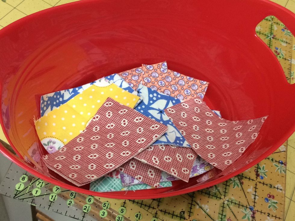 How to use the quiltsmart double wedding ring interfacing - B+C Guides