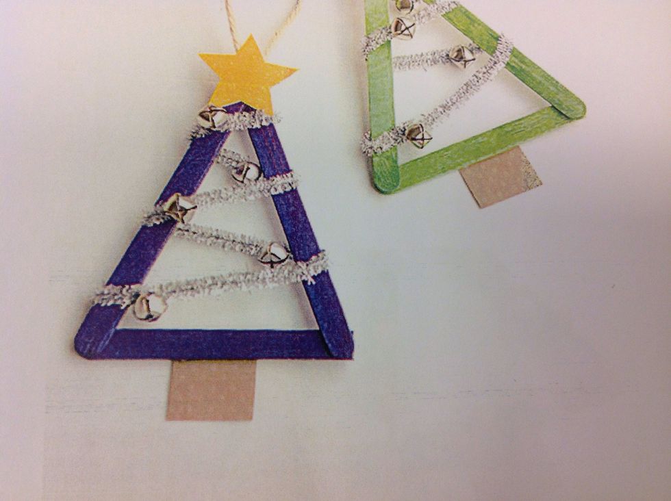 How to create julgran av glasspinnar - B+C Guides