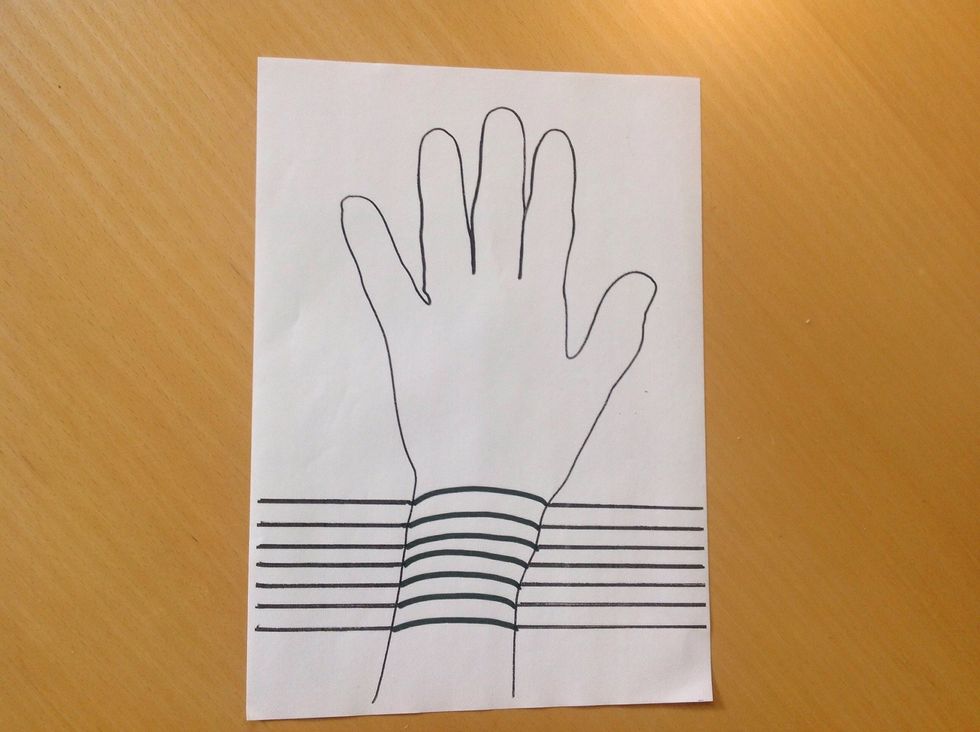 How to make - 3d hand av linjer - B+C Guides