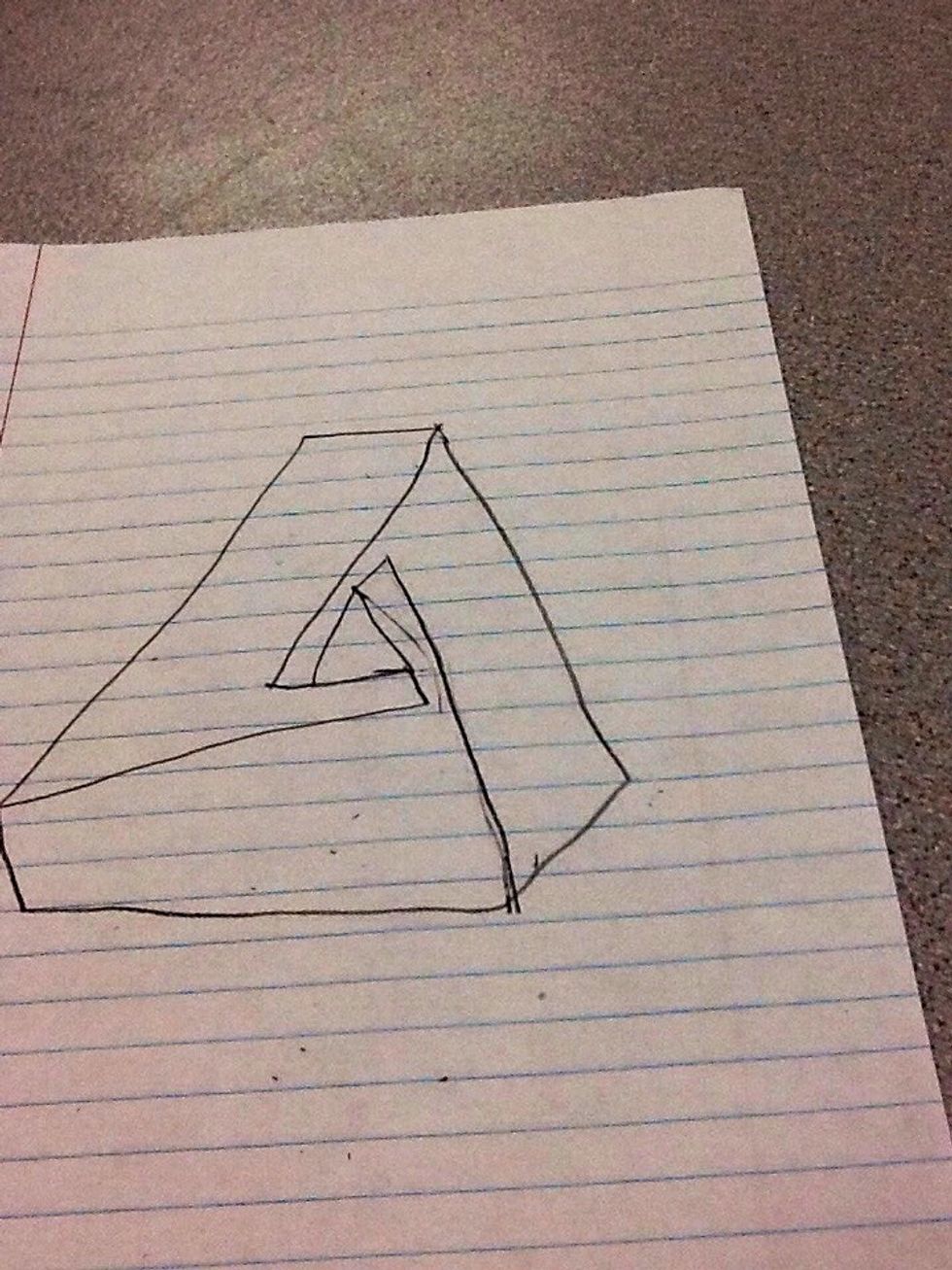 How to draw an optical illusion triangle - B+C Guides