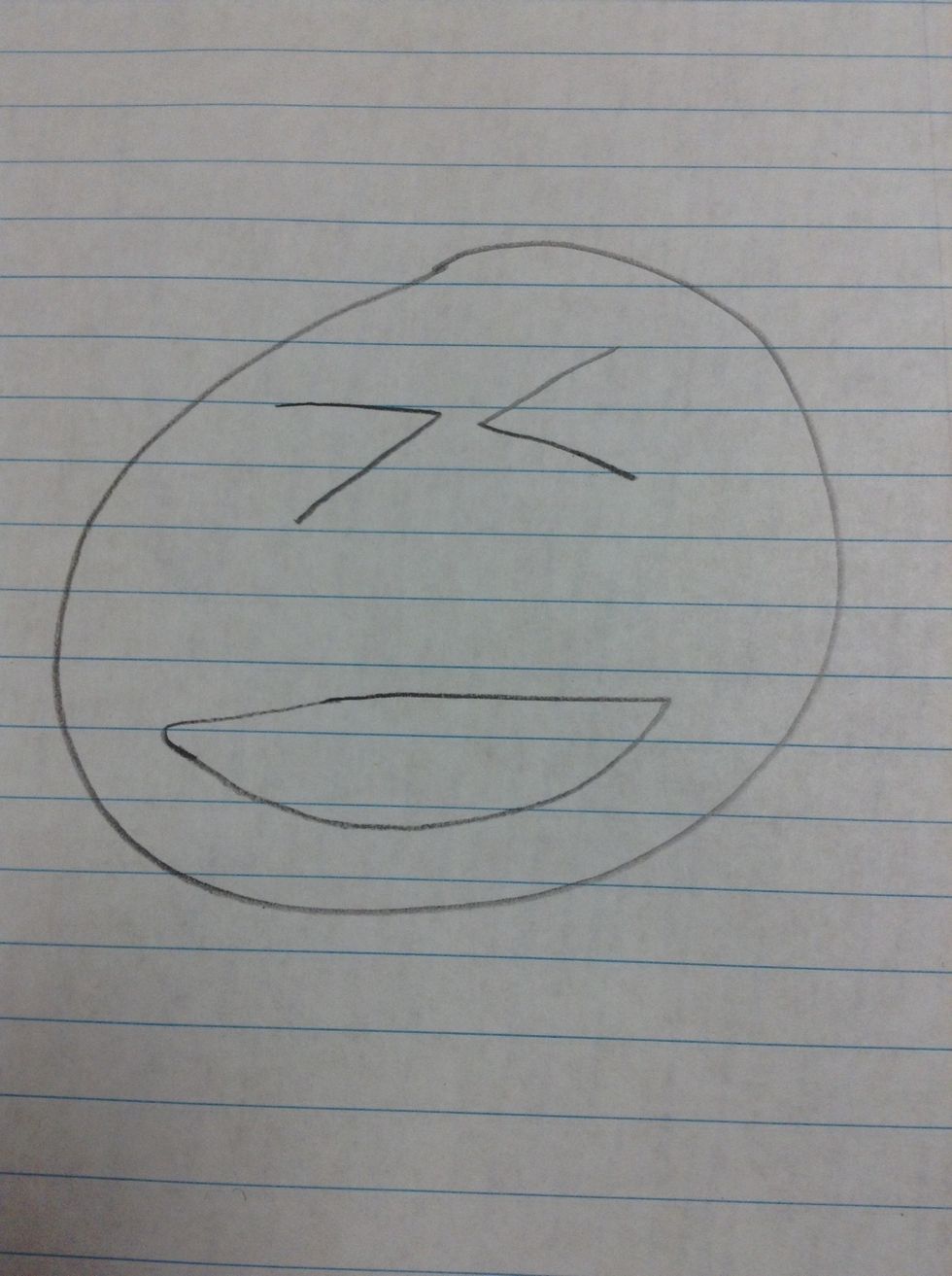 How to draw a laughing emoji! - B+C Guides