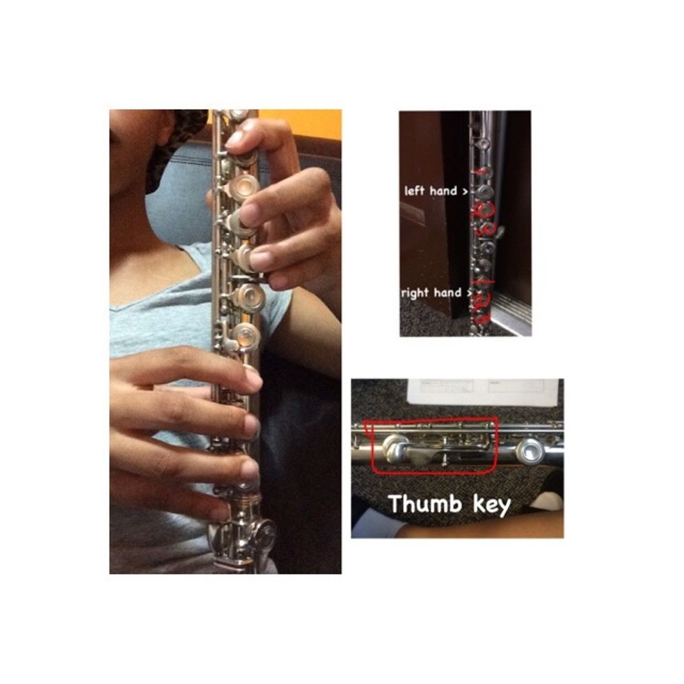 How to assemble and hold your flute correctly - B+C Guides