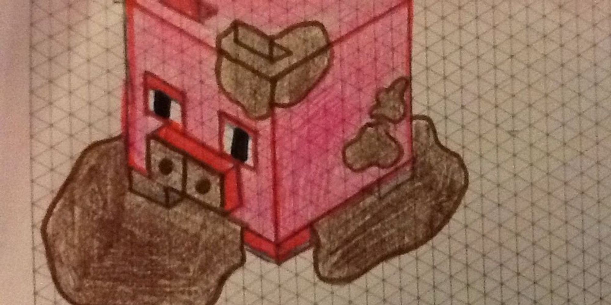 How to draw an isometric cube animal - B+C Guides