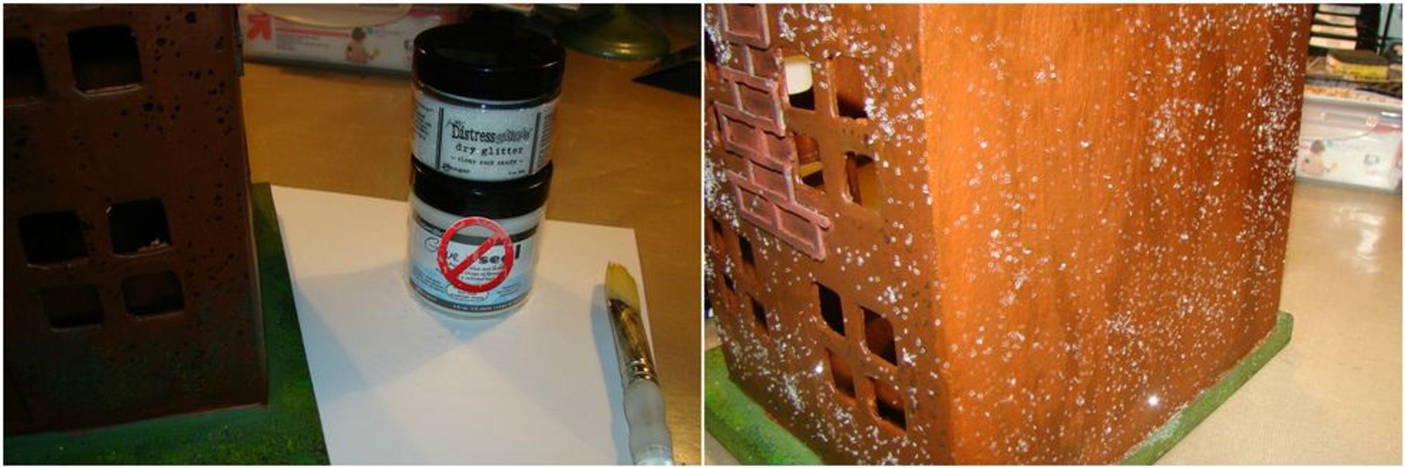 How to create paper mache gingerbread house - B+C Guides