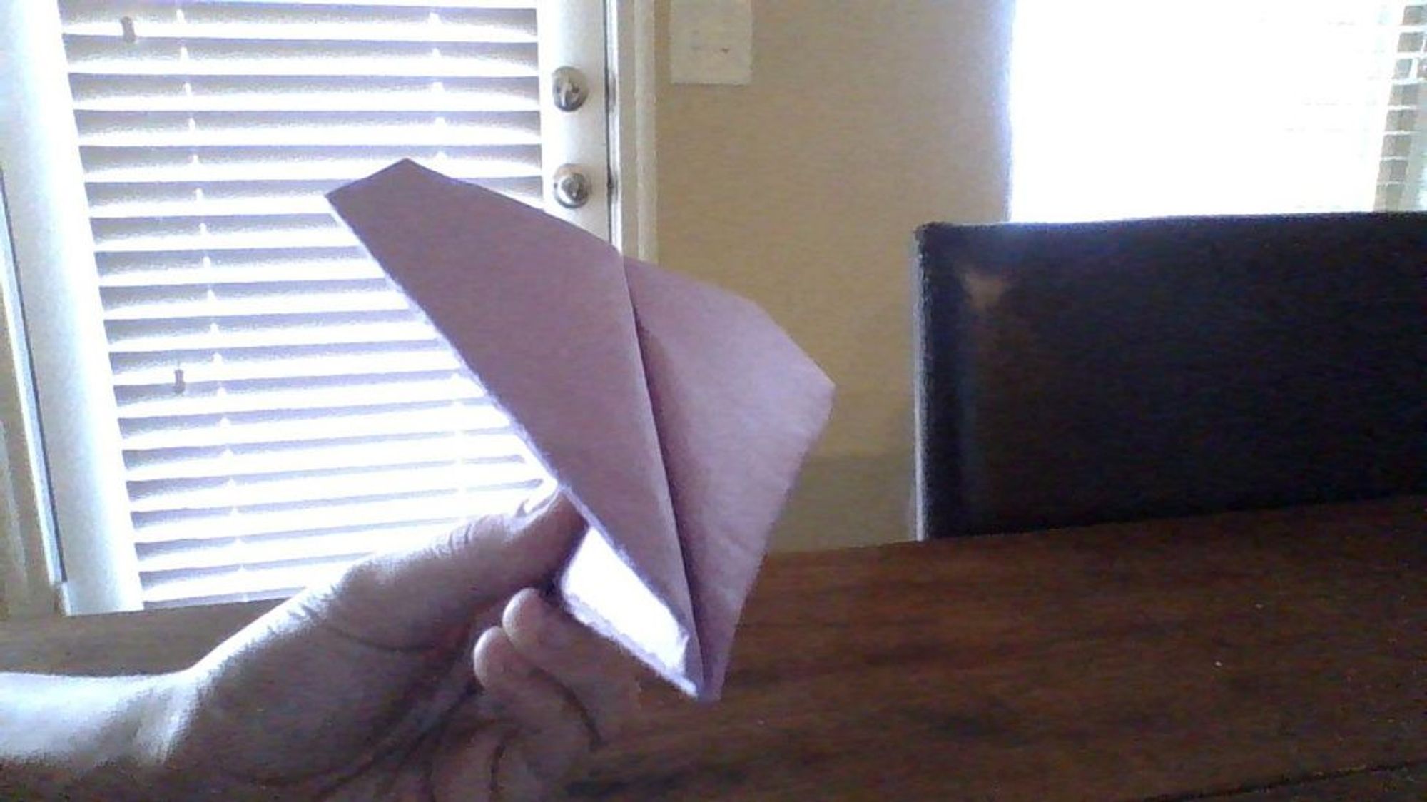 How to make a "harrier" paper airplane - B+C Guides