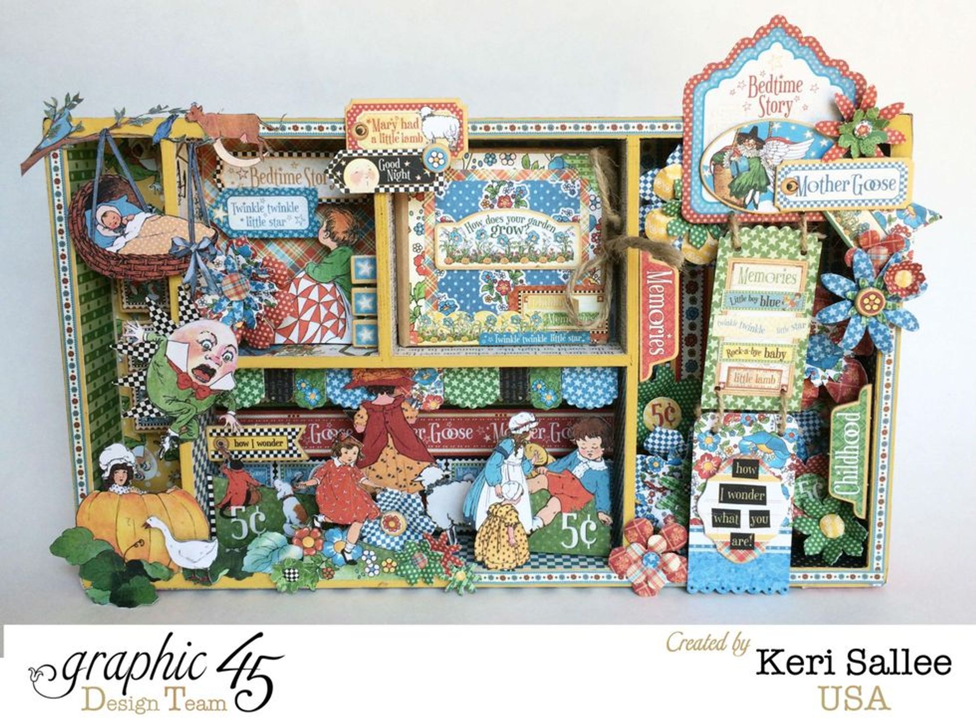 How to make a keepsake with graphic 45 "mother goose" - B+C Guides