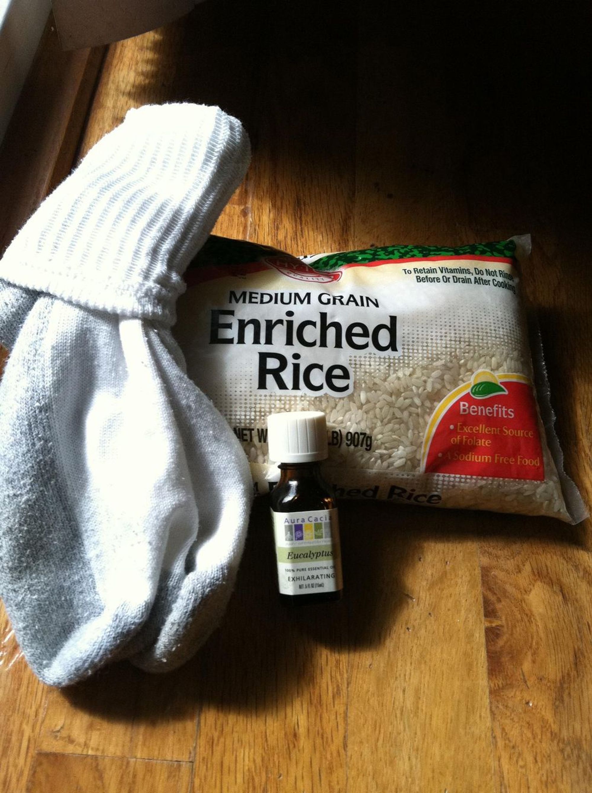 How to make a sock/rice heating pad - B+C Guides
