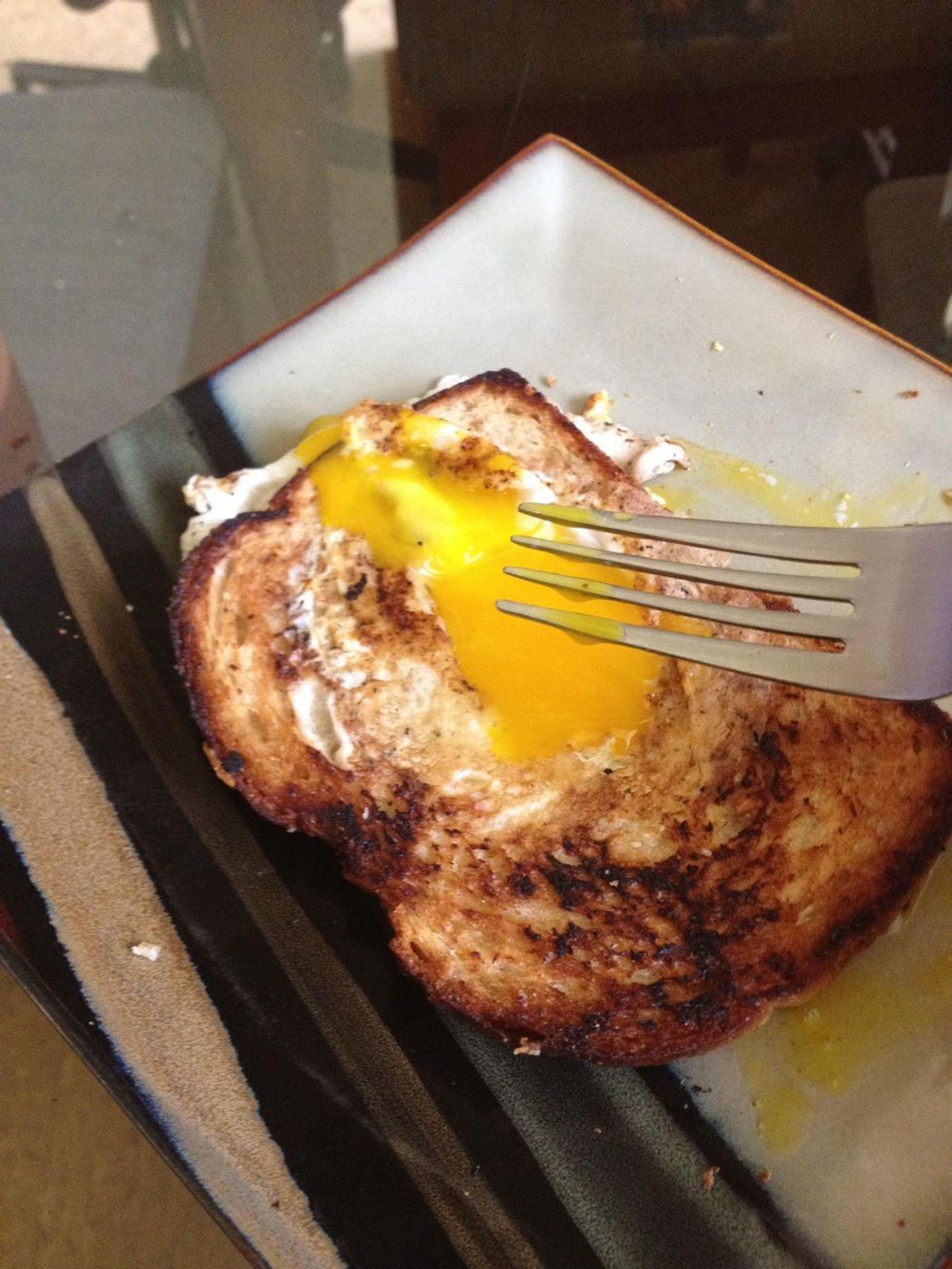 How to cook eggy-in-a-basket - B+C Guides