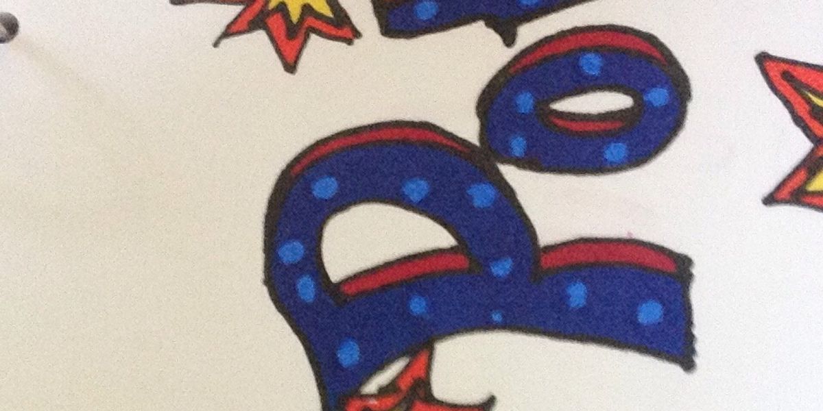 How to draw fancy bubble letters - B+C Guides