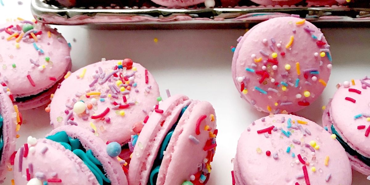 How to make cotton candy macarons - B+C Guides