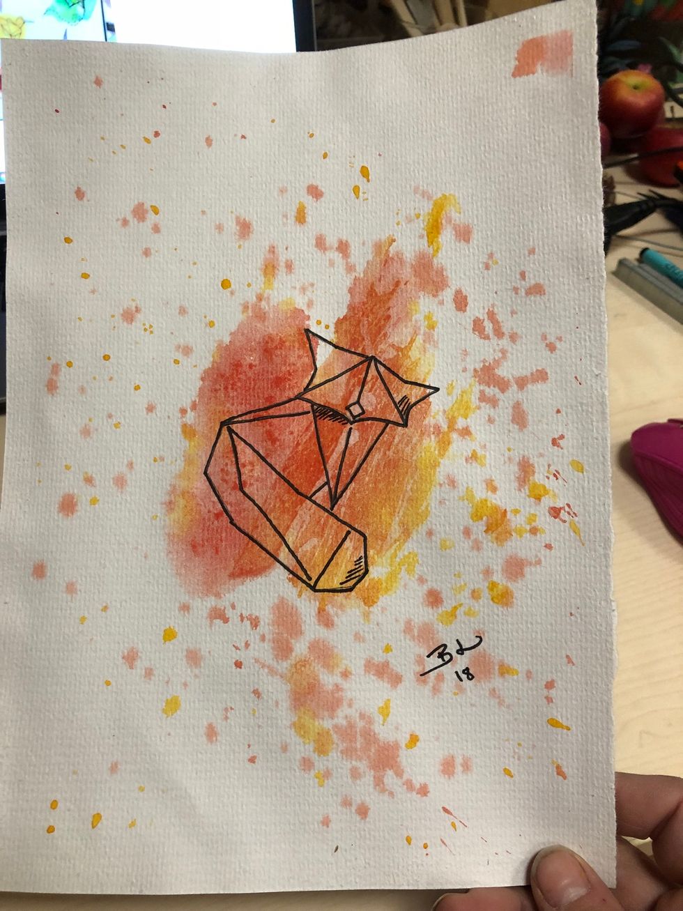 How to draw akvarell bas - B+C Guides