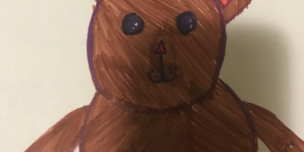 How to draw a teddy bear - B+C Guides