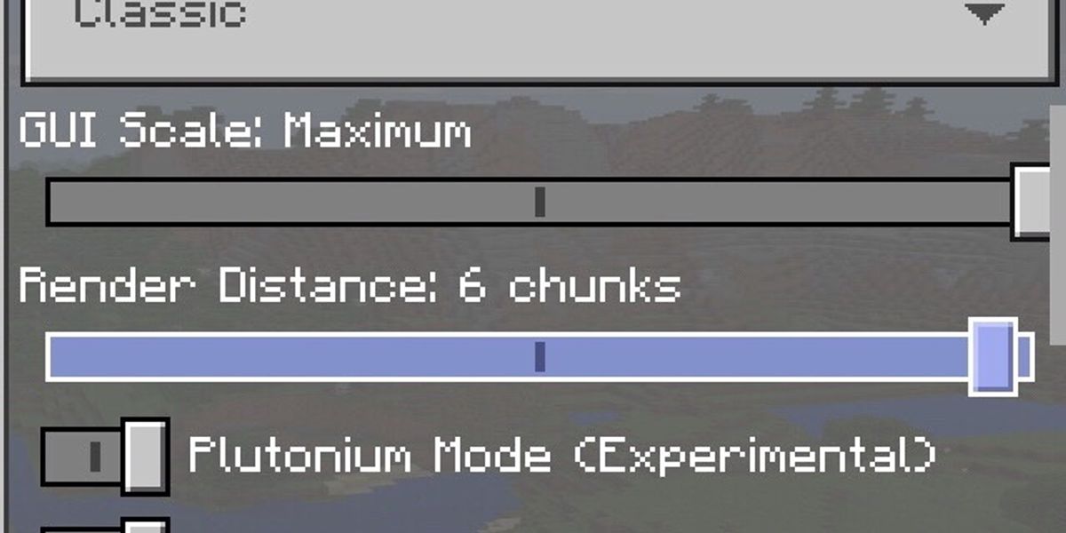 How to set max render distance higher on minecraft pe. - B+C Guides