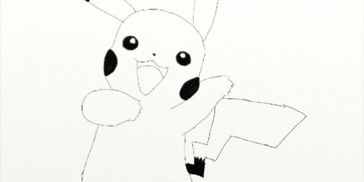 How to draw pickachu - B+C Guides