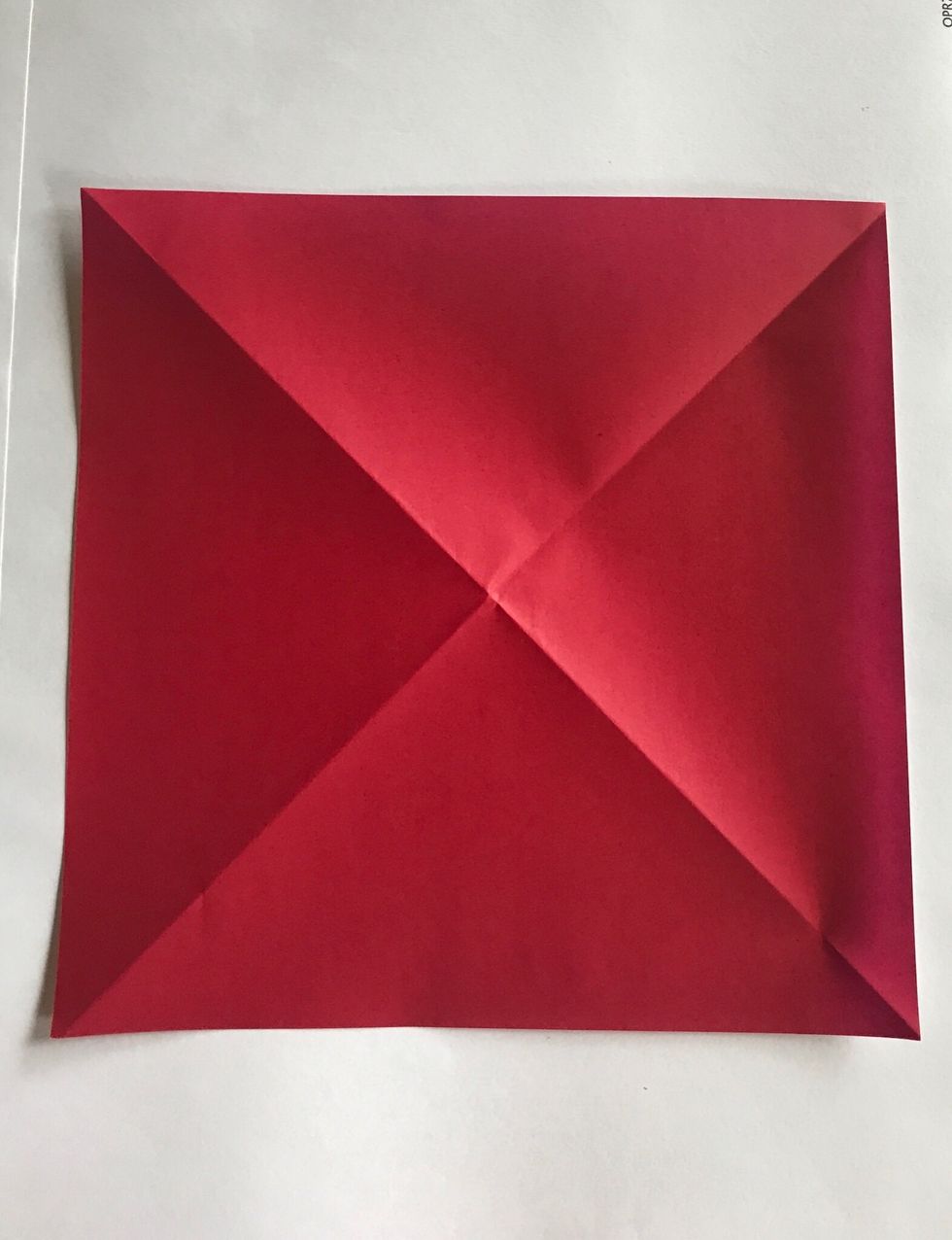 Fold the triangle in half - B+C Guides