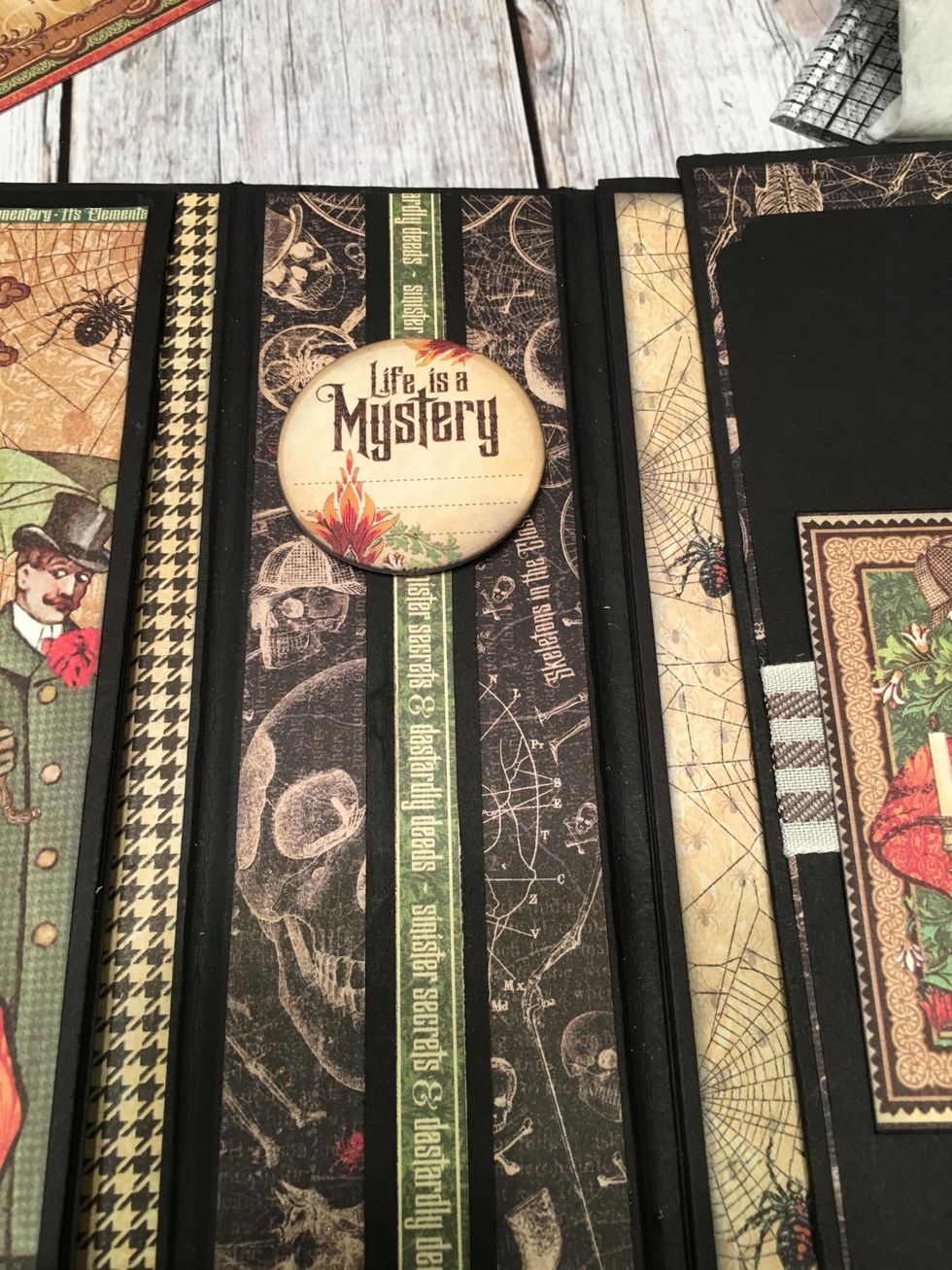 Create a Graphic 45 Mysterious Folio Album - B+C Guides