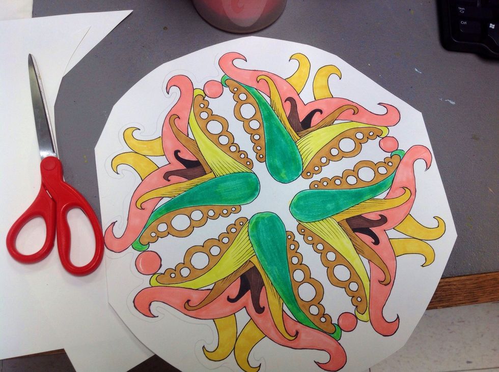 How to draw a kaleidoscope - B+C Guides