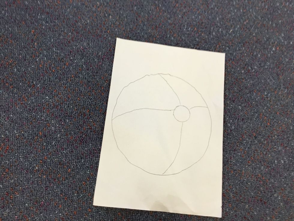 How to draw a beach ball - B+C Guides
