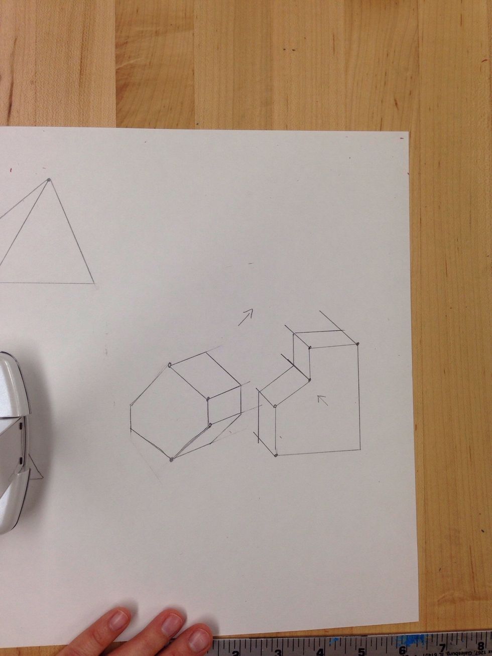 How to draw 3-dimensional shapes. - B+C Guides