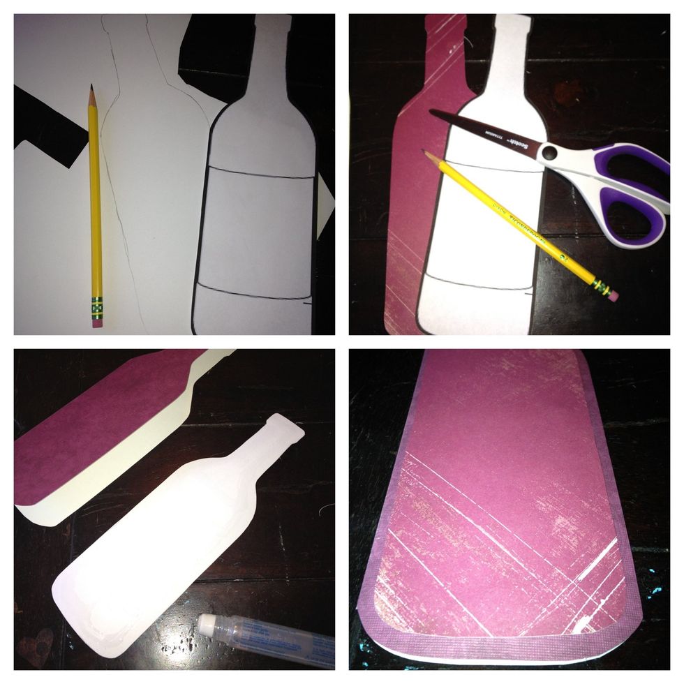 How to make a wine bottle card - B+C Guides