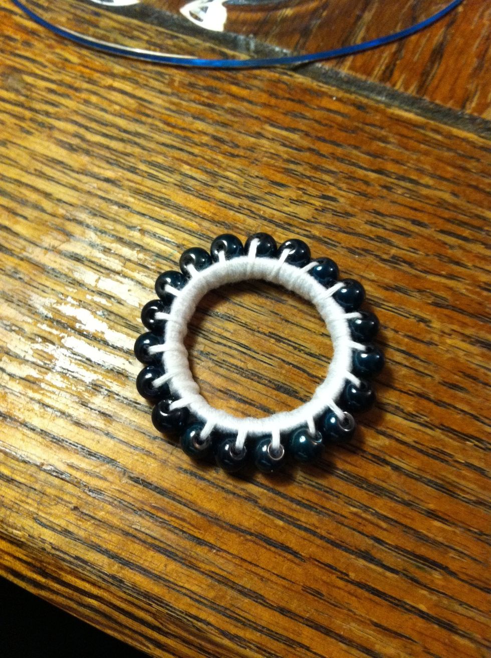 How to add to your wrapped bottle rings: technique 3 - B+C Guides