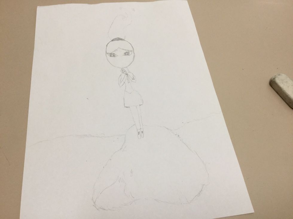 How to draw a water girl - B+C Guides