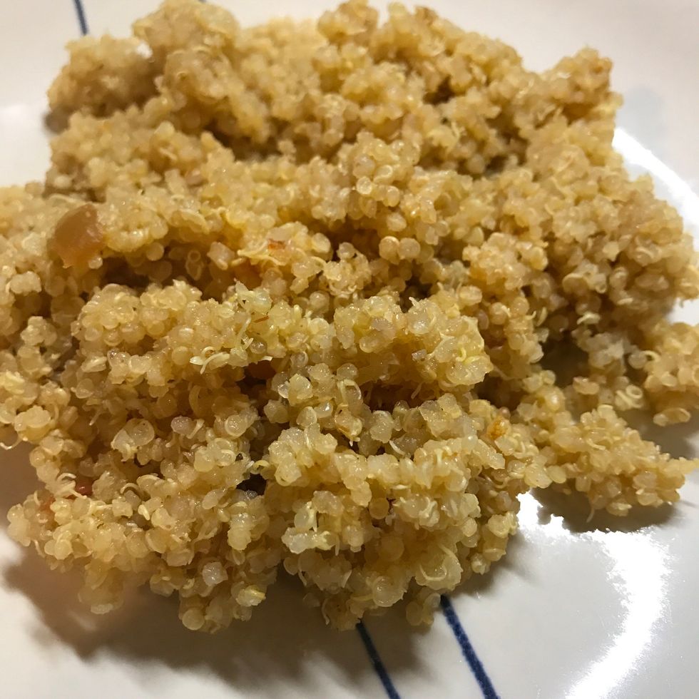 How to cook spicy quinoa (keenwah) with the instant pot - B+C Guides