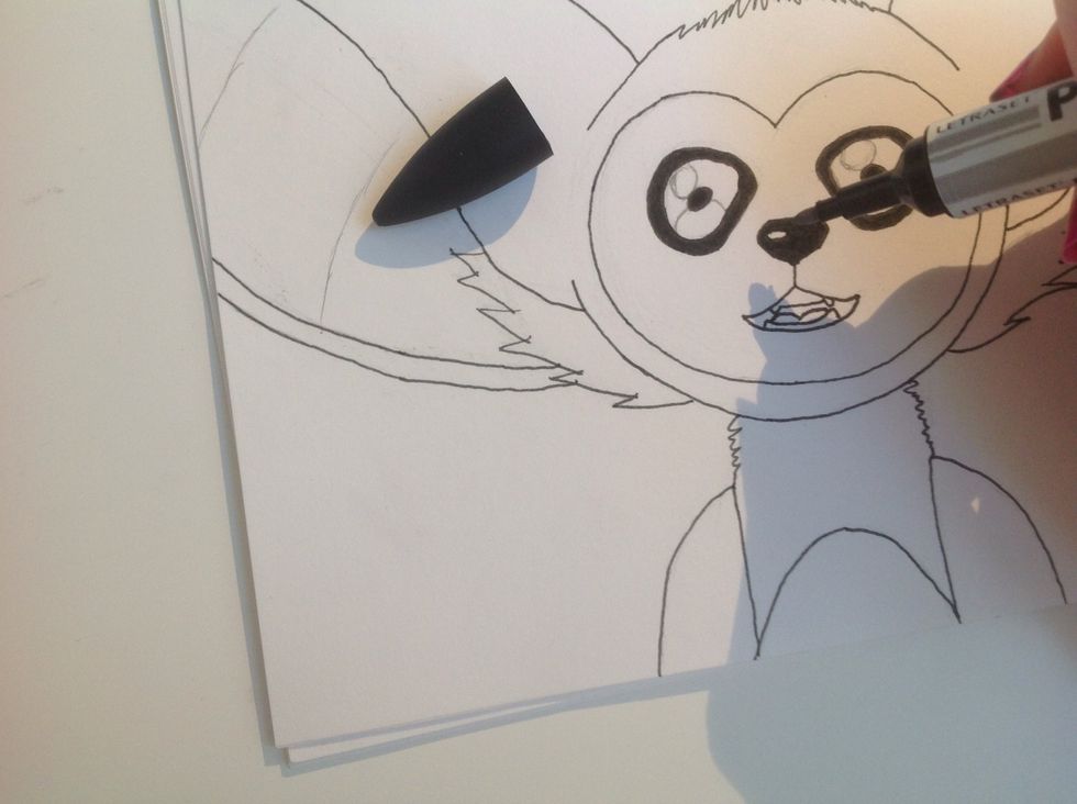 How to draw momo in avatar 😻 - B+C Guides