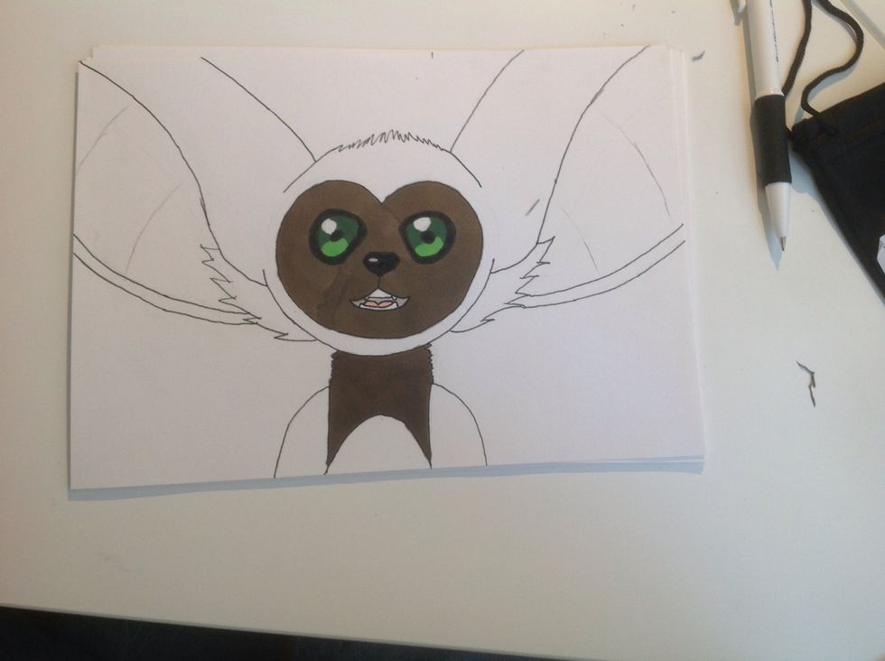 How to draw momo in avatar 😻 - B+C Guides