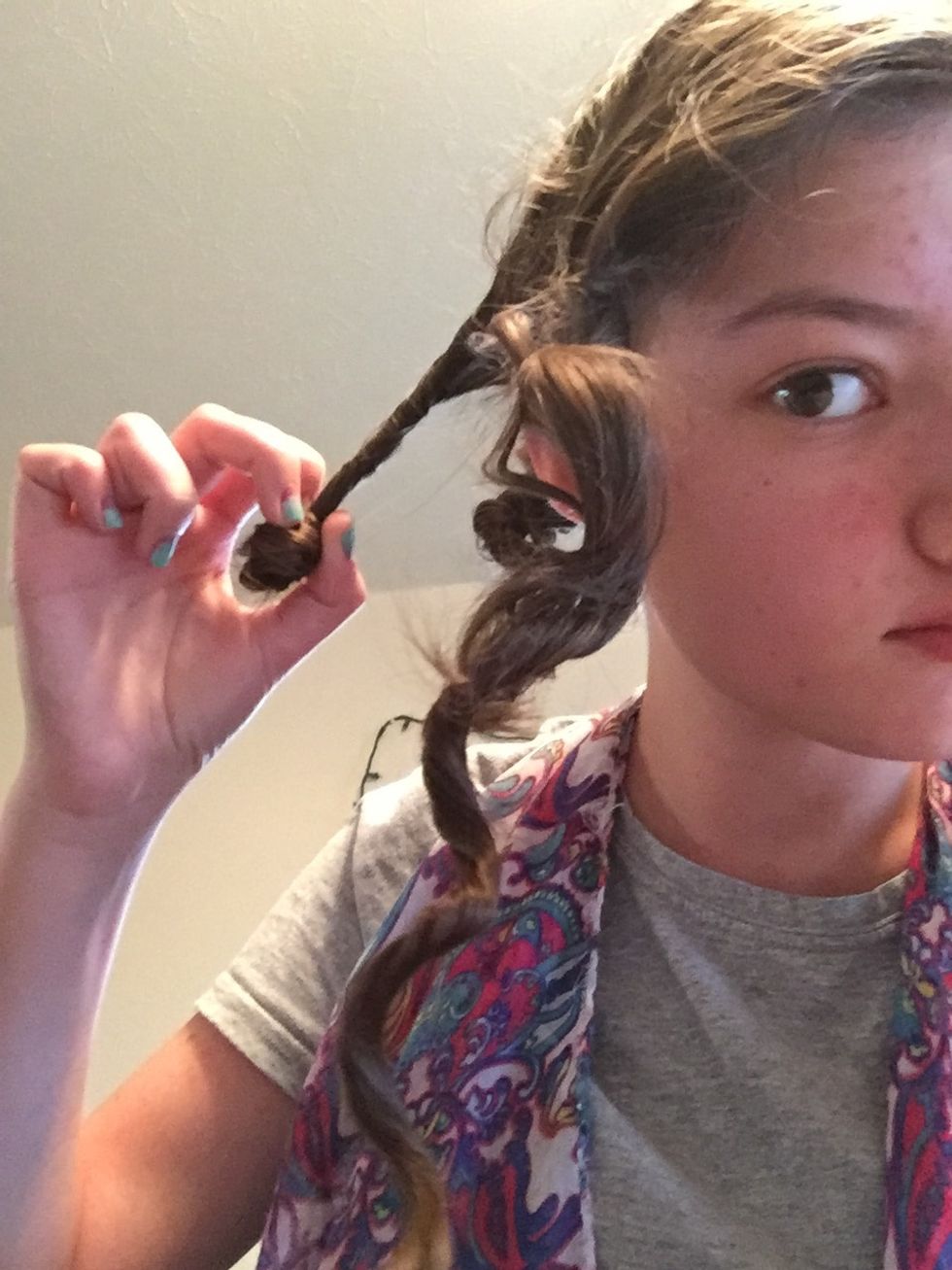 How To Heatless Curls Buns Method B C Guides