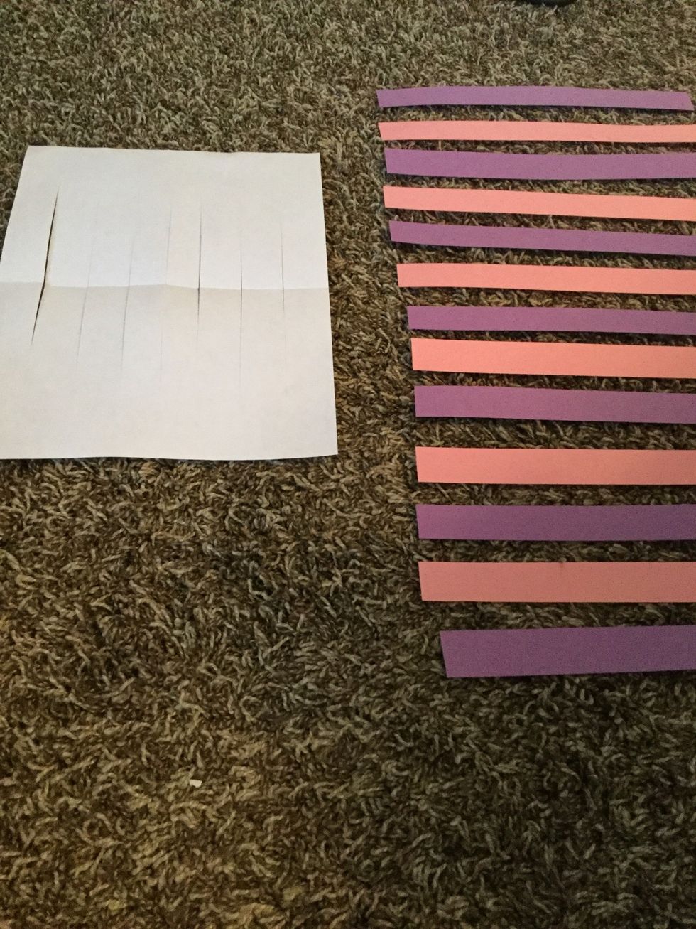 How to weave paper - B+C Guides
