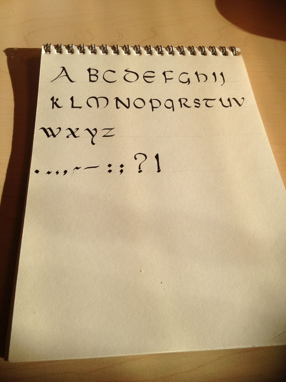 How to write calligraphy lesson 10: punctuation & detail - B+C Guides