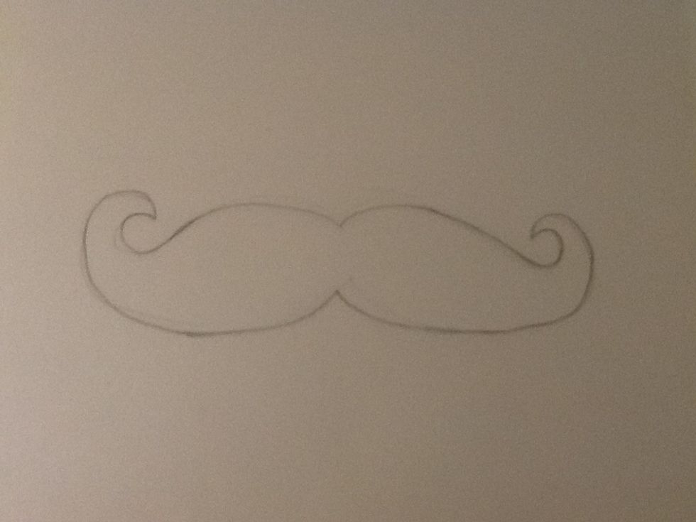 How to draw a mustache - B+C Guides