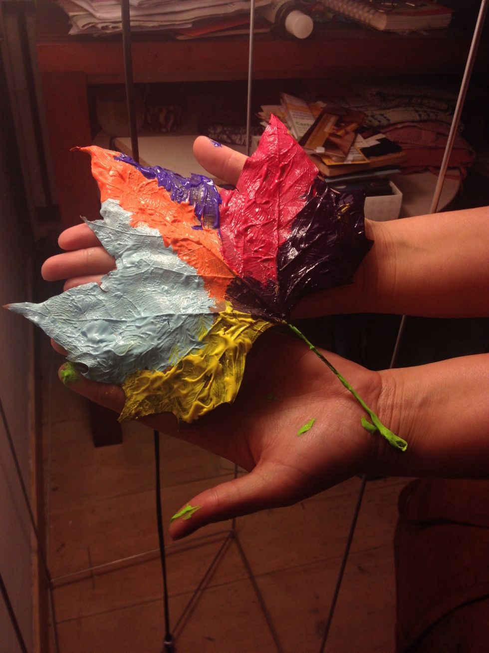 How to make leaf prints🍁 - B+C Guides