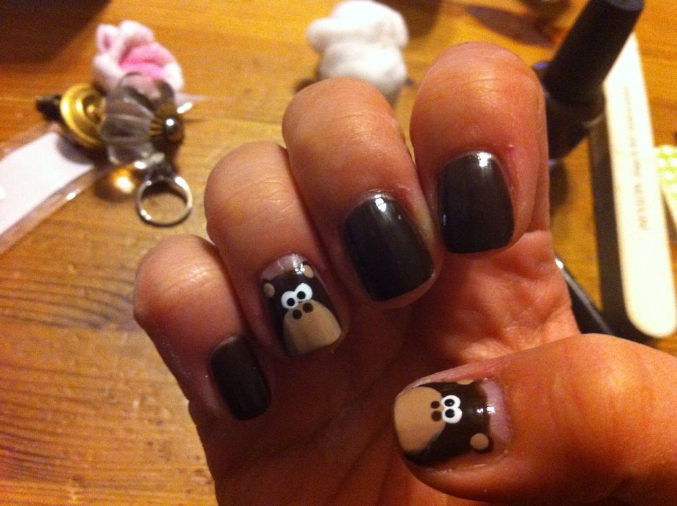 How to create monkey nail art - B+C Guides