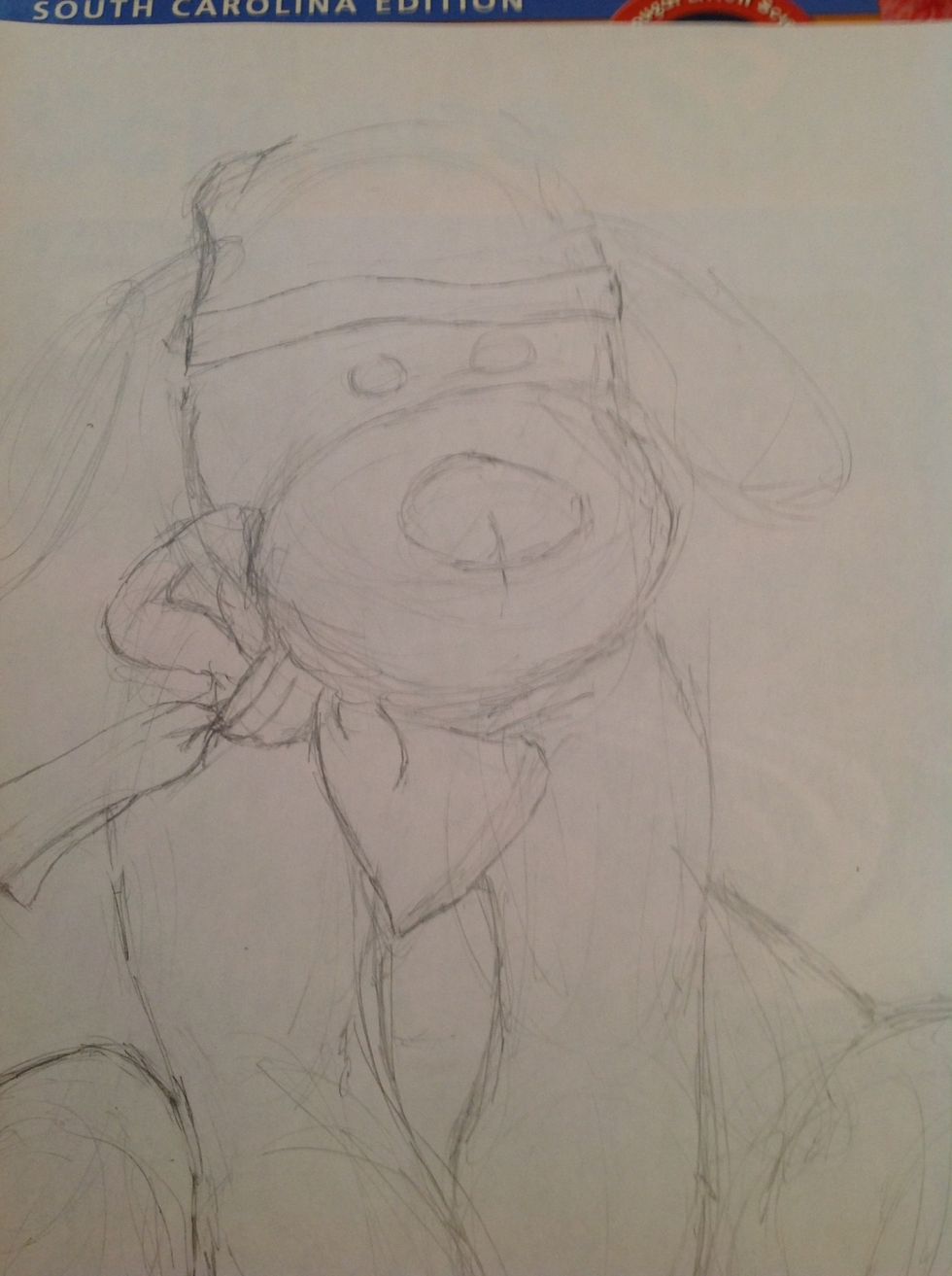 How to draw a stuffed animal - B+C Guides