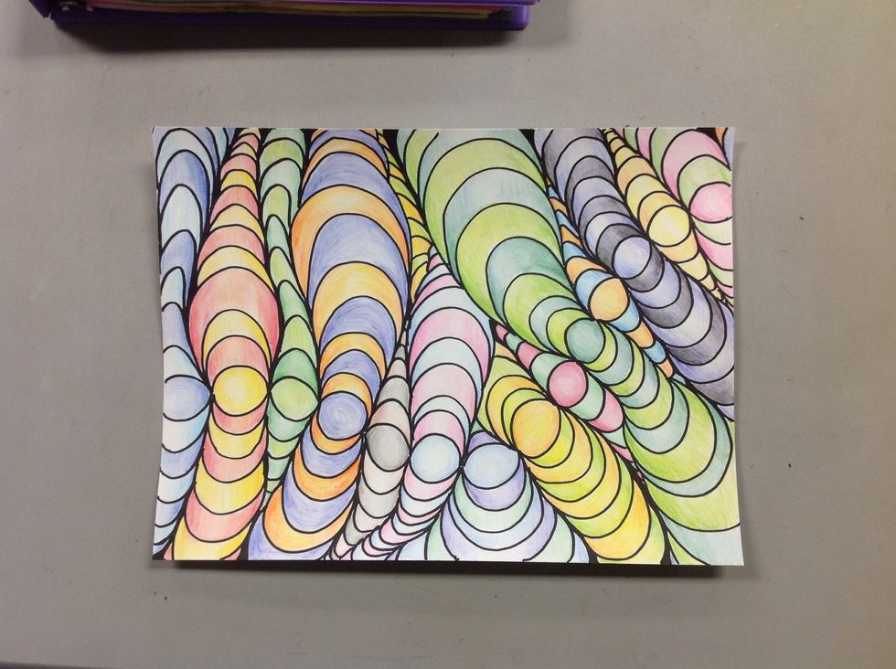 How to create worm hole op art - B+C Guides