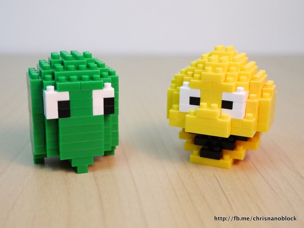 How to build pacman with nanoblock - B+C Guides