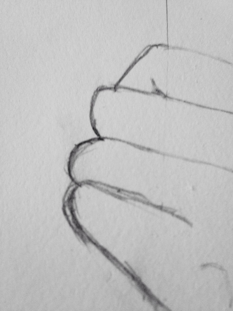 How to draw a hand holding a staff - B+C Guides