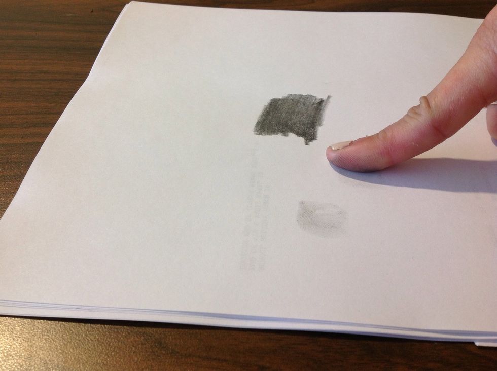 How to make a fingerprint with a pencil - B+C Guides